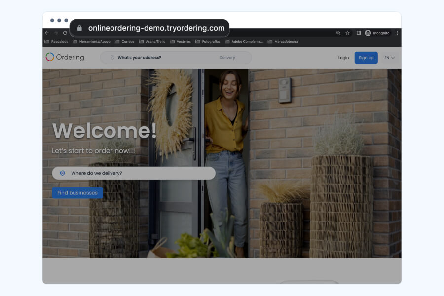 Ordering.co Feature: Set Up Your Own Domain